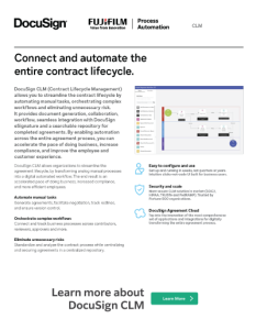 Deal faster with Contract Analytics and Lifecycle Management