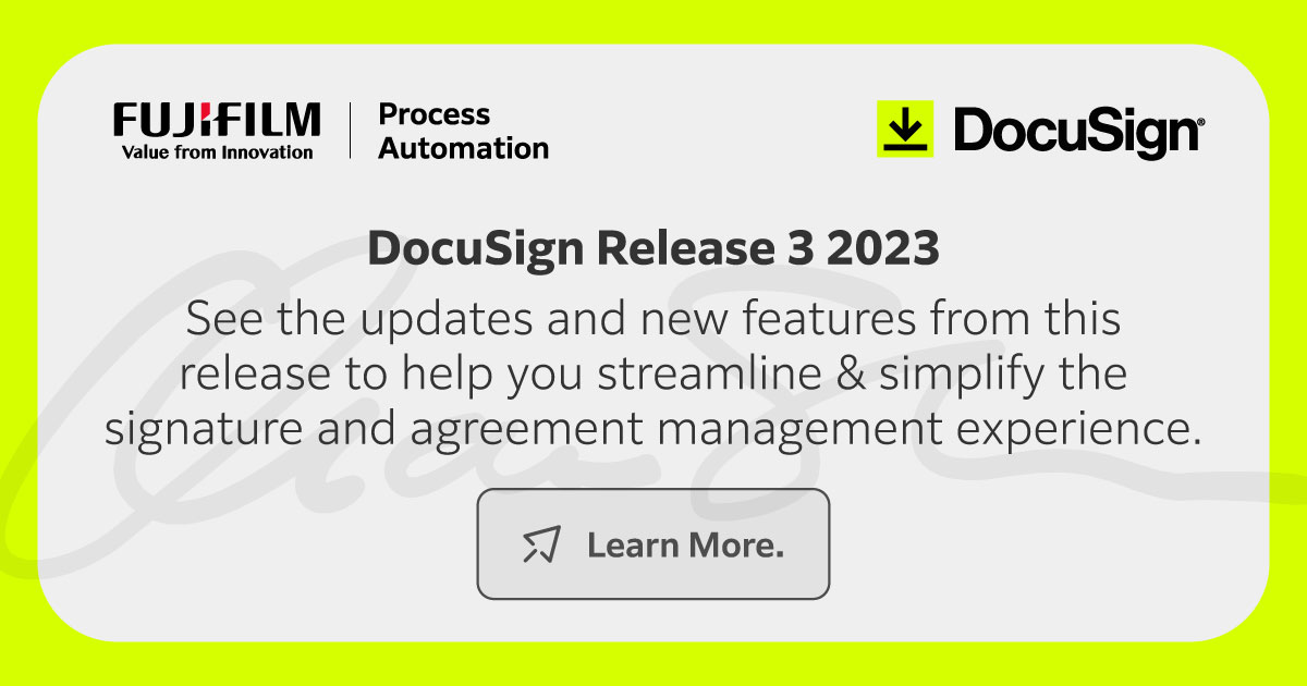 DocuSign eSignature & CLM New Features | Release 3 2023